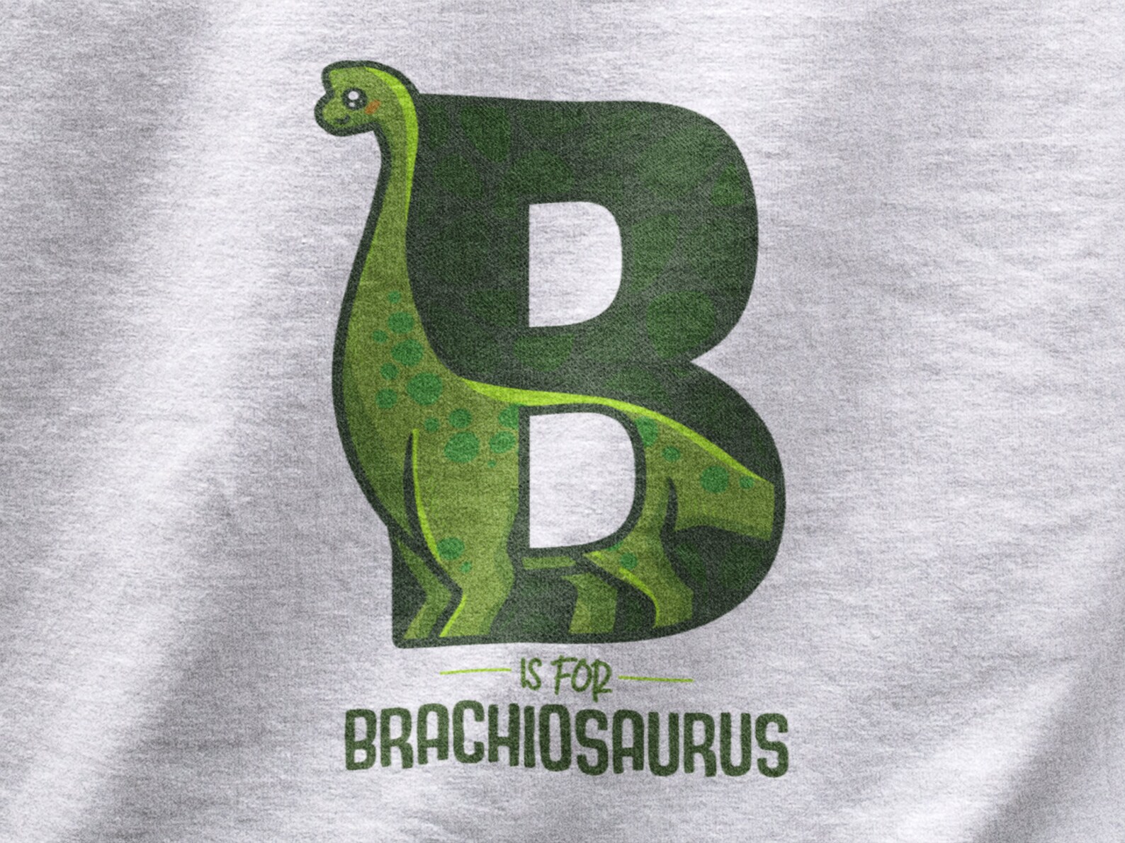 B is for Brachiosaurus Shirt, Dinosaur Tshirt, Brachiosaurus Gift for ...