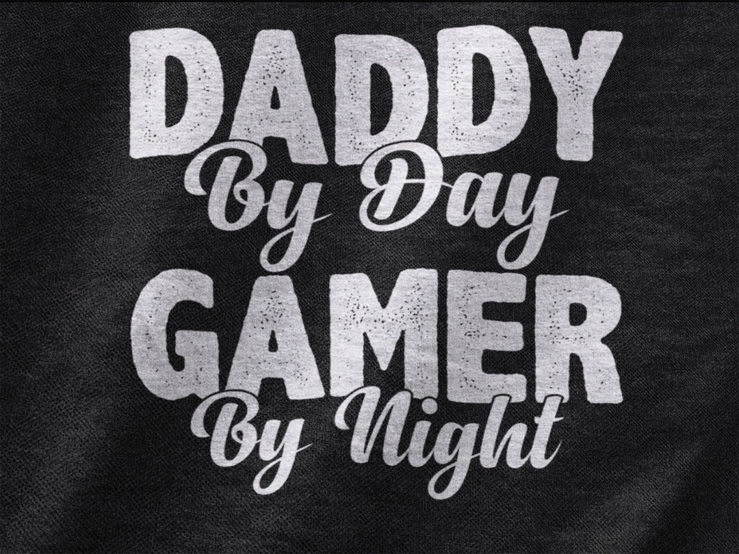 Daddy by Day Gamer by Night Shirt, Gamer Tshirt for Men and Dad, Gaming ...