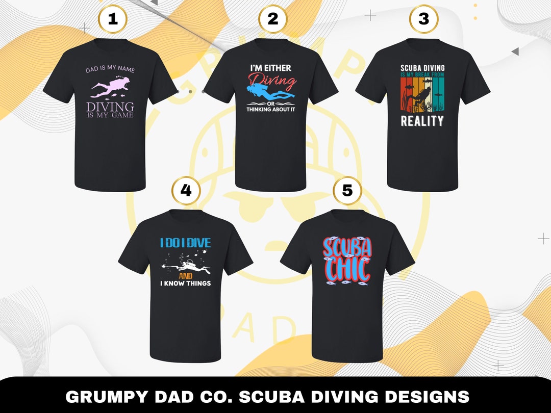 Scuba Diving Shirt, Scuba Diving Gift for Scuba Diving Instructor ...