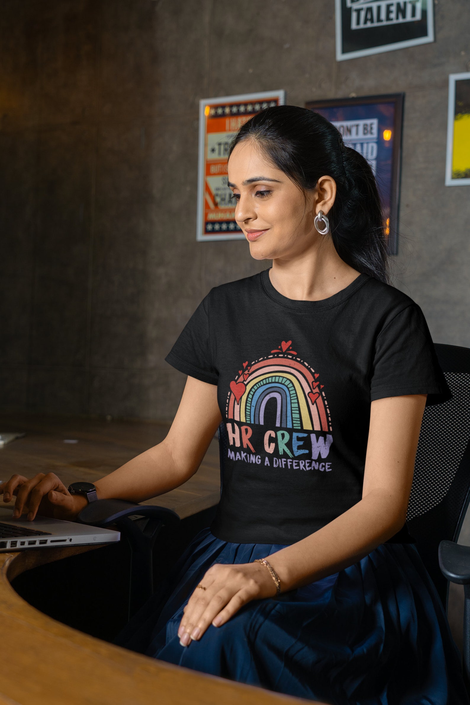 HR Crew Making A Difference Shirt, Funny Human Resources Office Tshirt ...