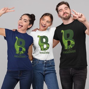 B is for Brachiosaurus Shirt, Dinosaur Tshirt, Brachiosaurus Gift for ...