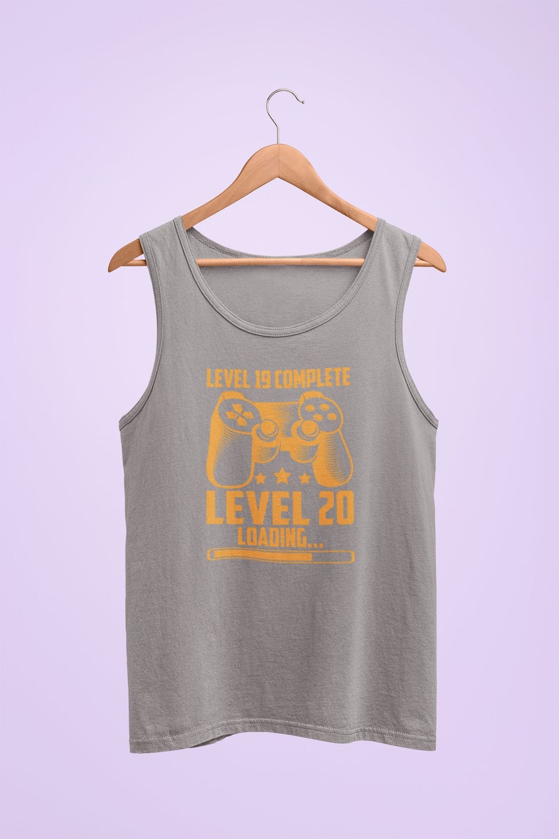 Level 19 Complete Level 20 Loading Shirt, Gamer Tshirt for Men Women ...