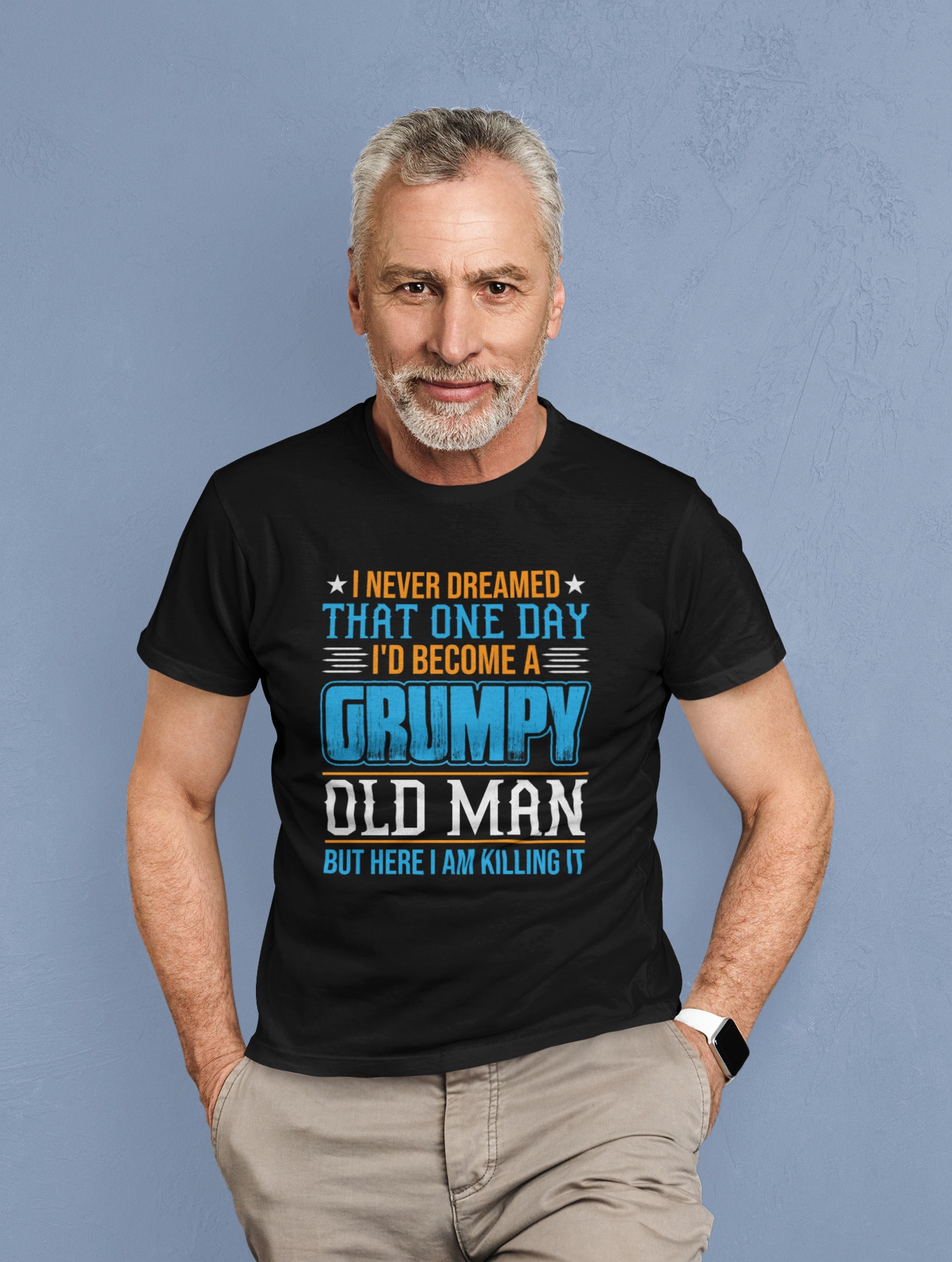 Grumpy Shirt Grandfather Tshirt on Grandparents Day Grandpa - Etsy Canada