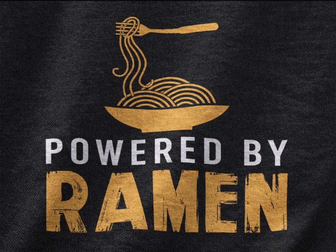 Powered by Ramen Shirt, Japanese Food Lover Tee - Etsy