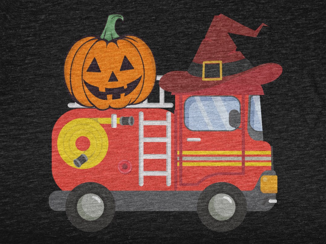 Firefighter Halloween Costume, Spooky Halloween Gift for Fireman ...