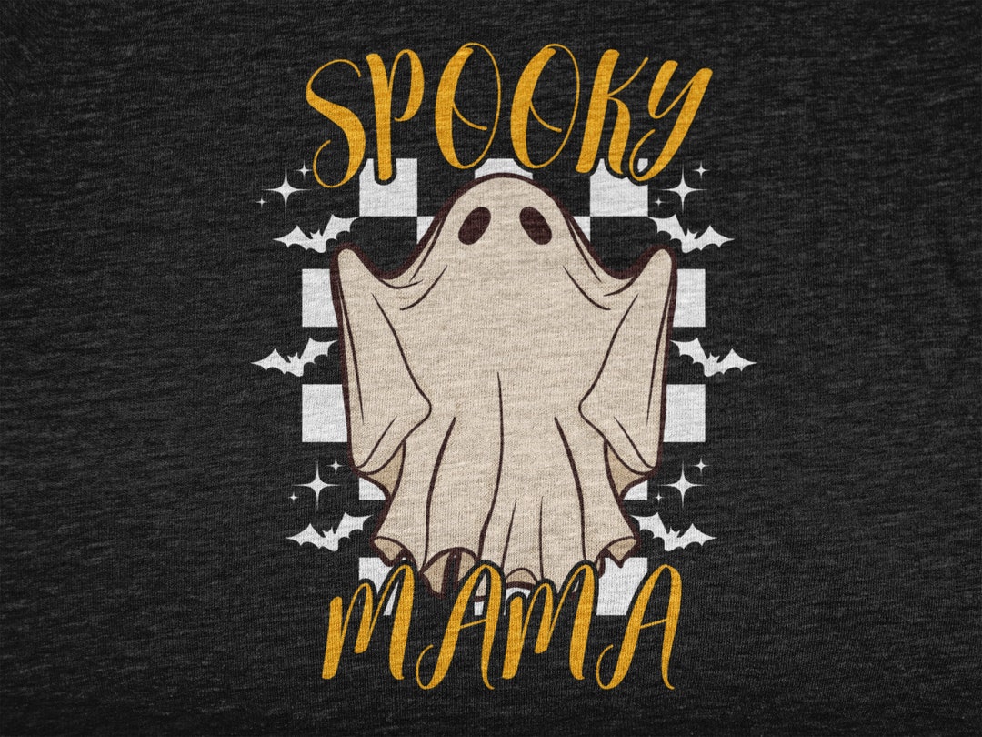 Spooky Mama, Mom Halloween, Spooky Halloween Mom Shirt for Women, Trick ...