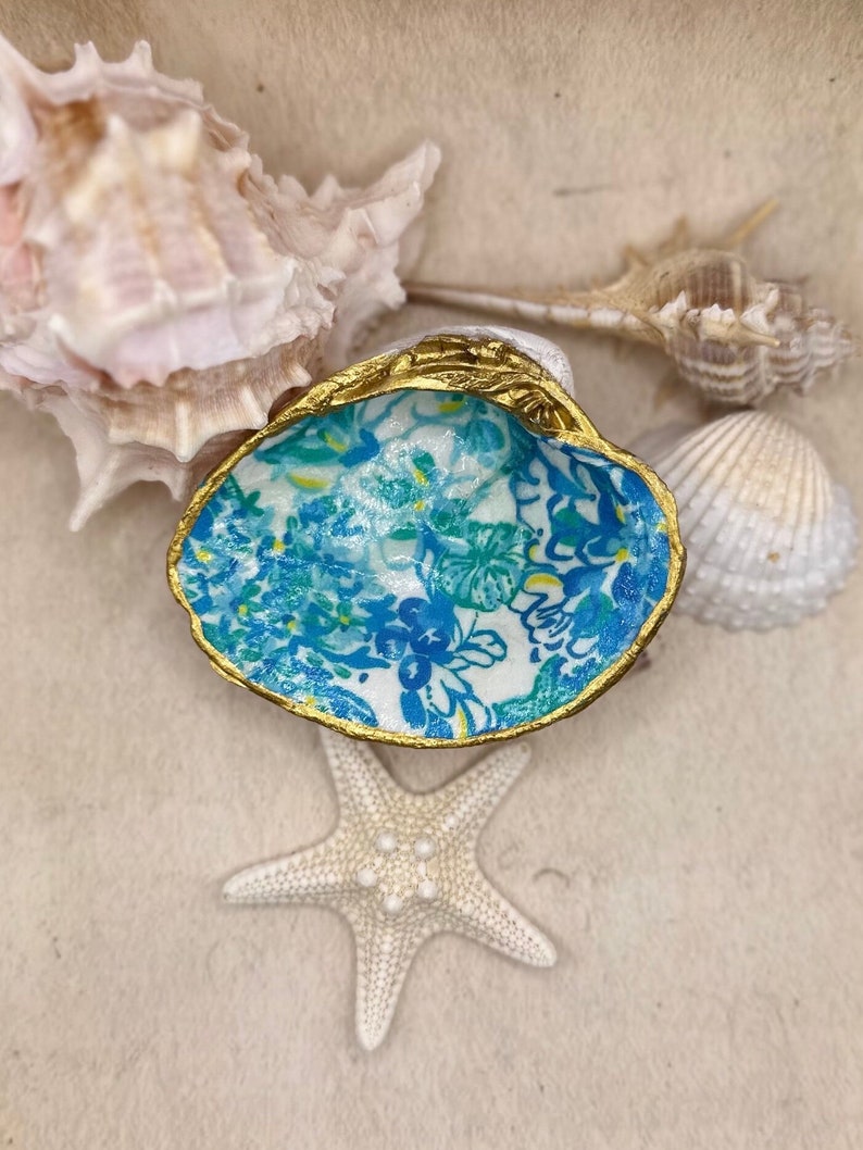 Lilly Inspired Clam Shells for Trinkets Holder - Etsy