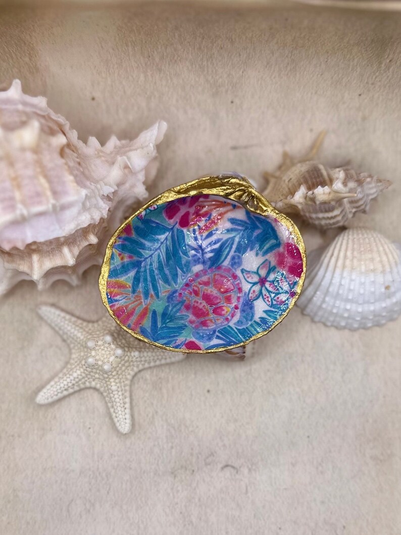 Lilly Inspired Clam Shells for Trinkets Holder - Etsy