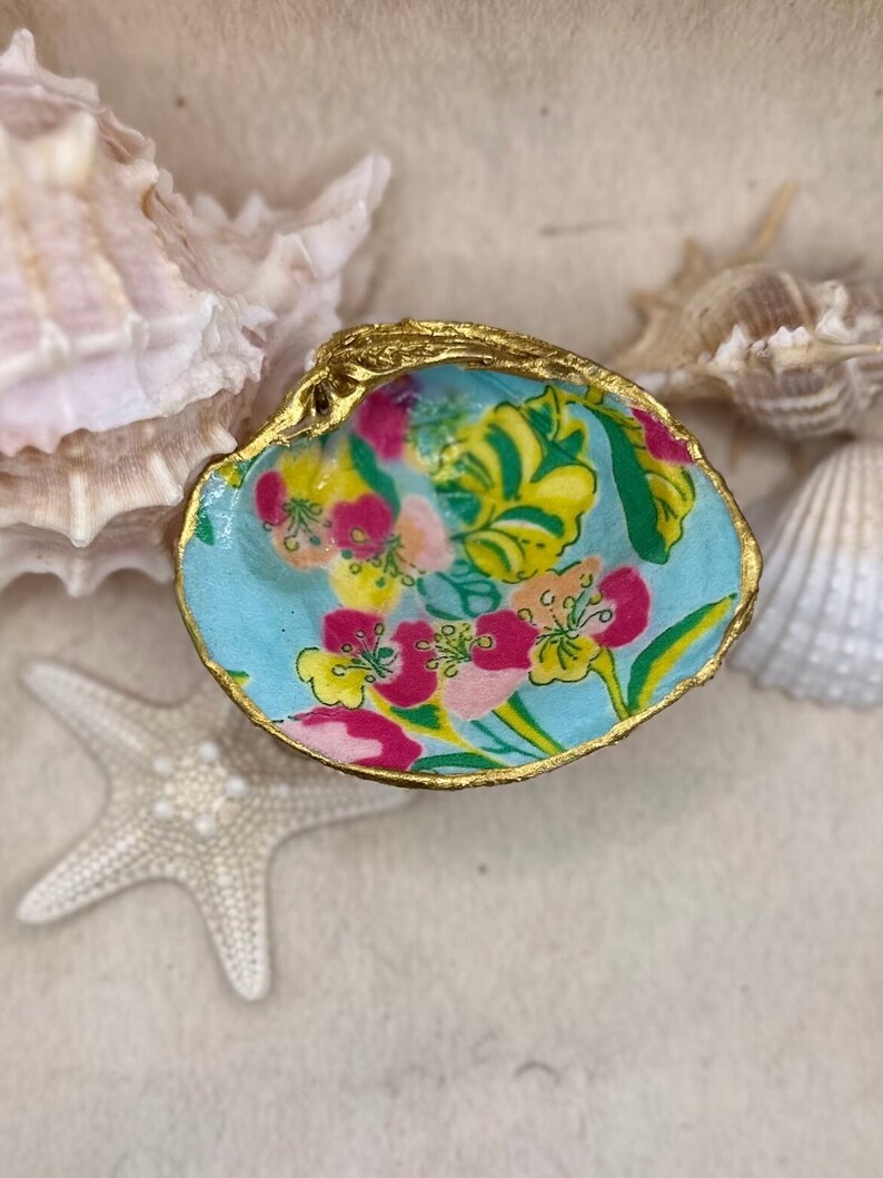 Lilly Inspired Clam Shells for Trinkets Holder - Etsy