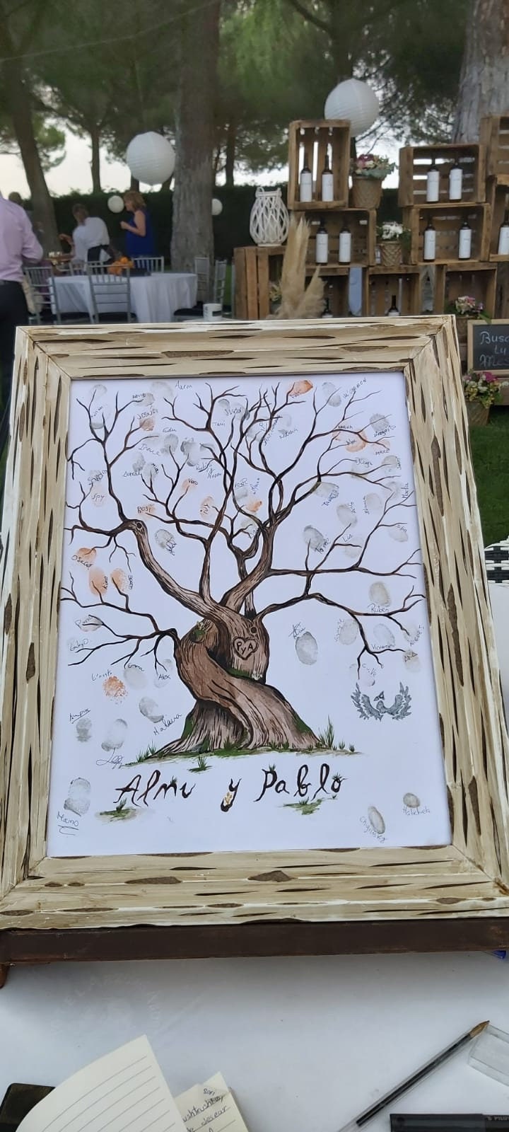 Footprint Tree for Wedding - Etsy