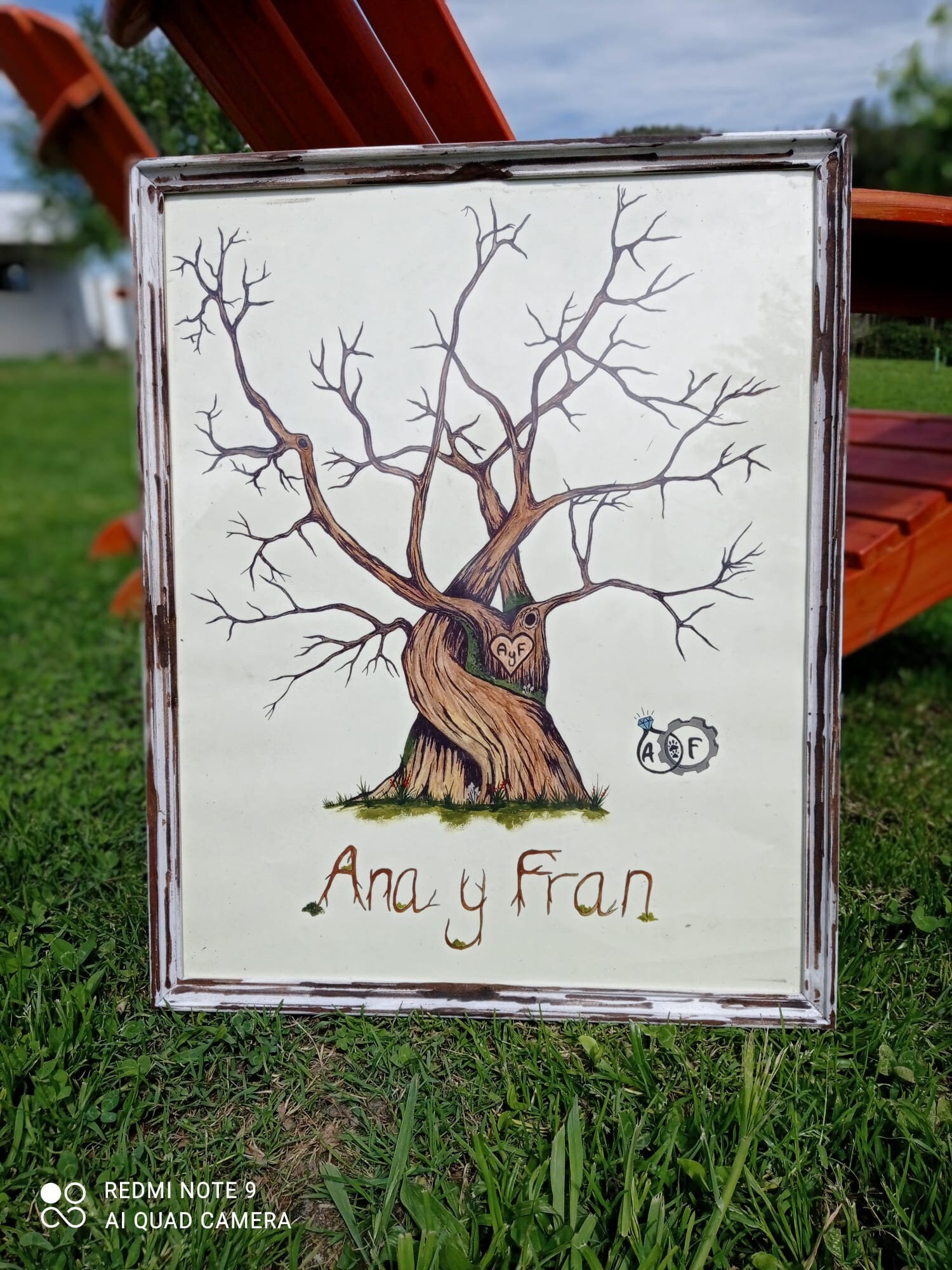 Footprint Tree for Wedding - Etsy