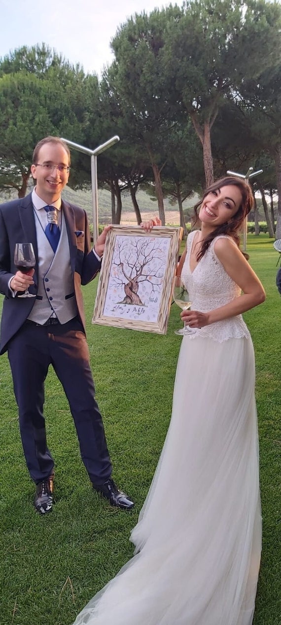 Footprint Tree for Wedding - Etsy