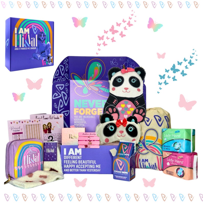 First Period Kit for Girls 10-12 Celebration Starter Kit for School ...