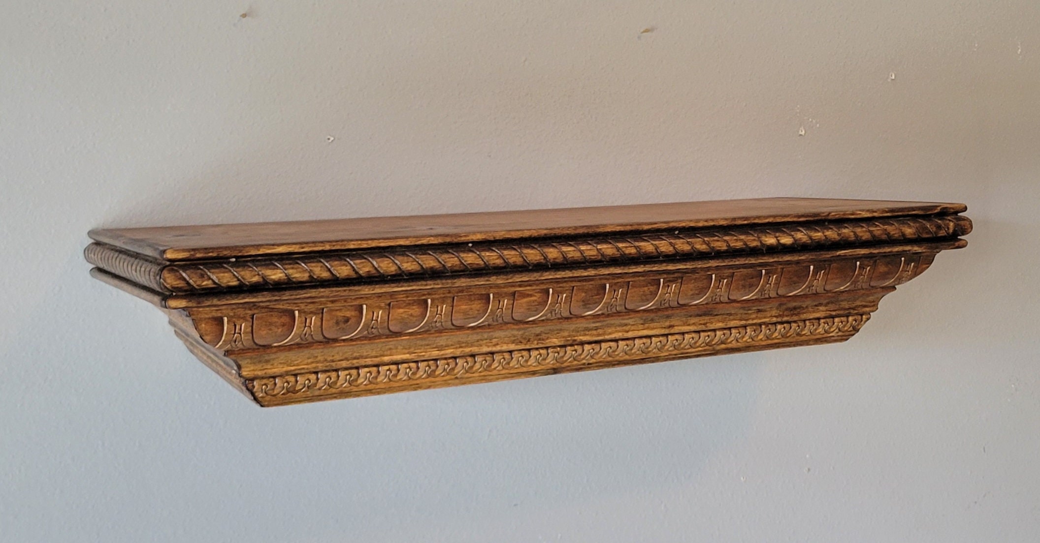 Handmade Wooden Concealed Shelf With Lock - Etsy