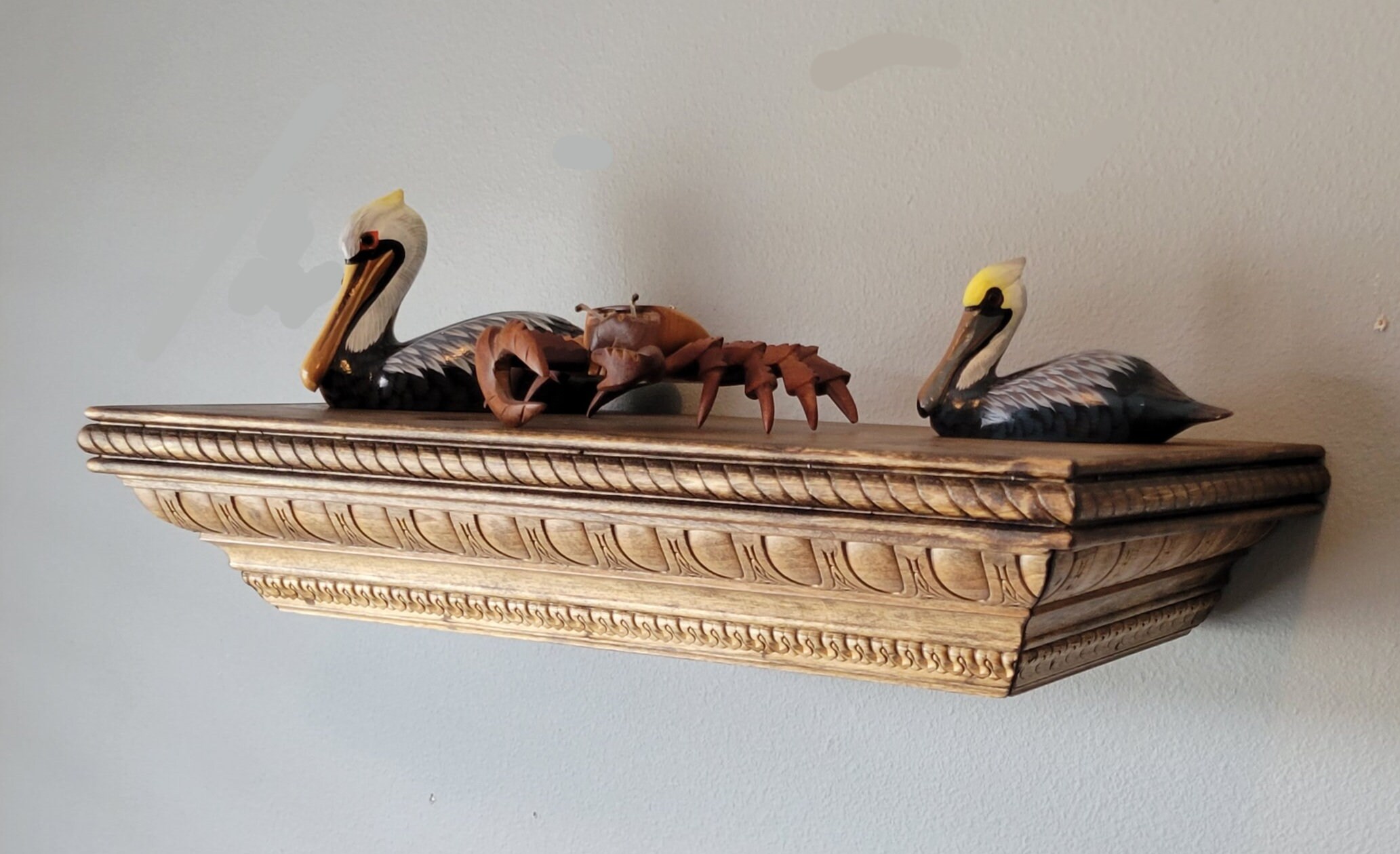 Handmade Wooden Concealed Shelf With Lock - Etsy