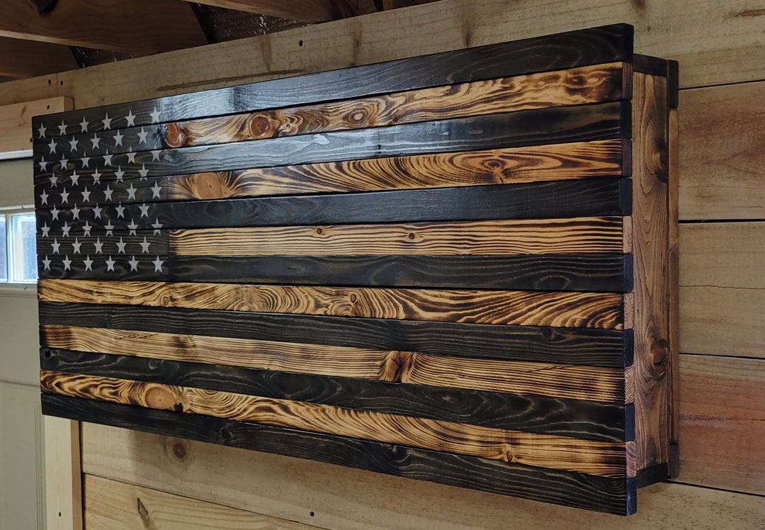 Handmade Concealed Cabinet Flag W/rfid Lock 45x 20 - Etsy