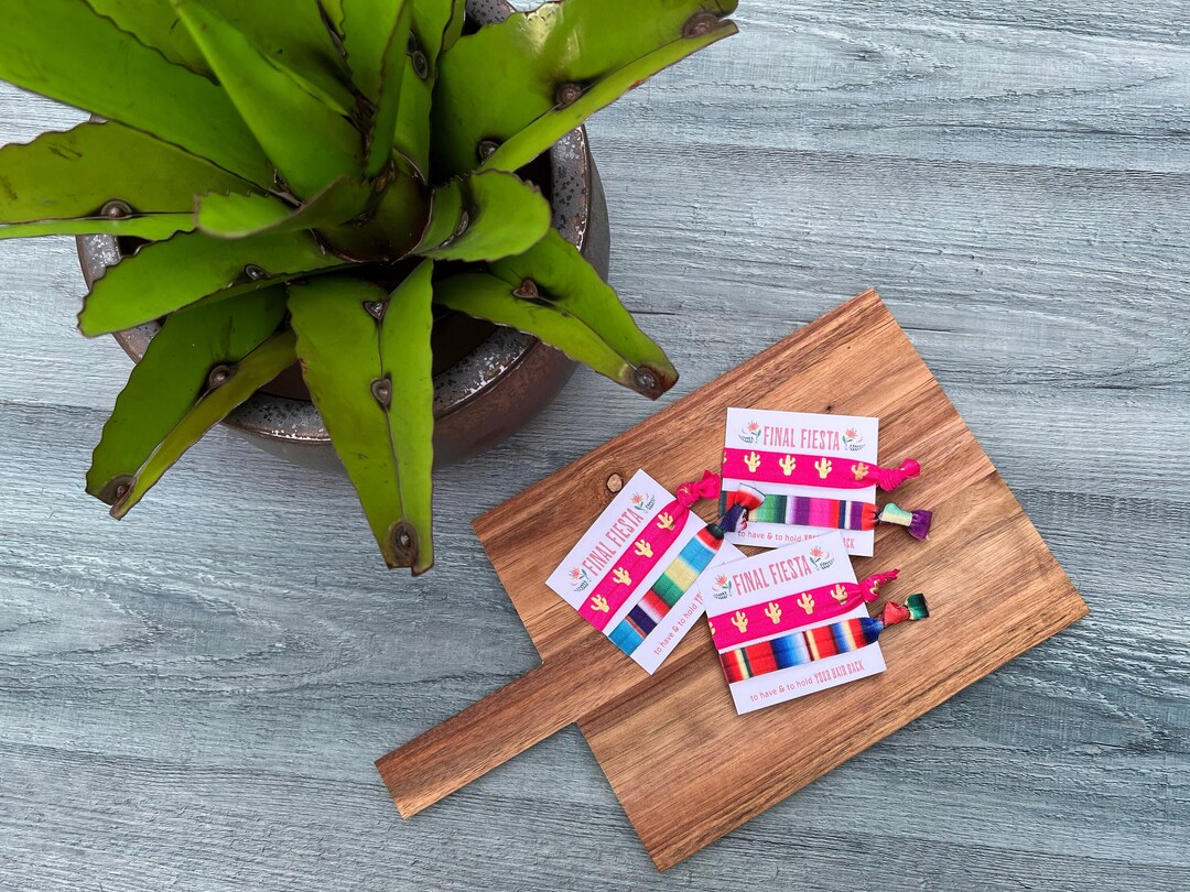 Final Fiesta Hair Tie Favors Bachelorette Party Favors Bachelorette ...