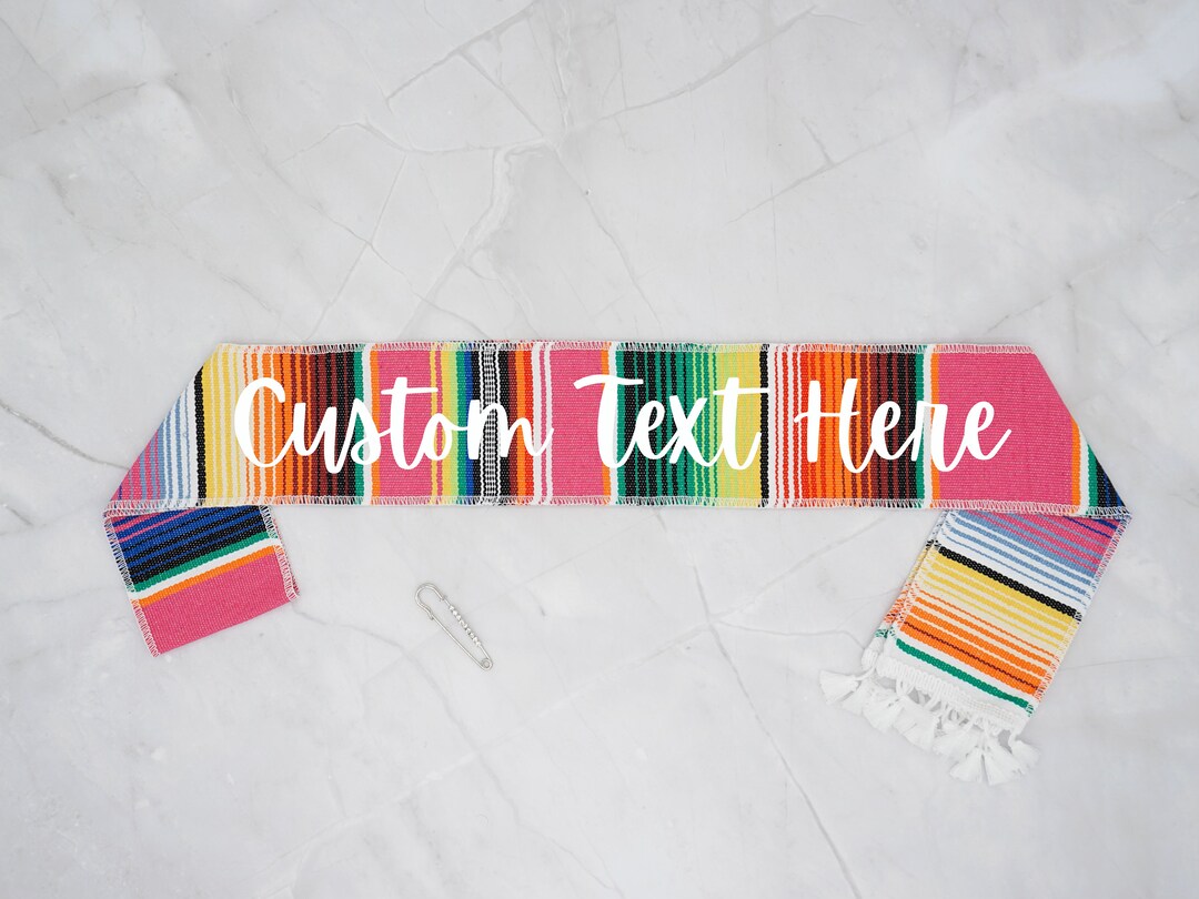Custom Fiesta Sash - Personalized Bridal Shower Sash - Final Fiesta ...