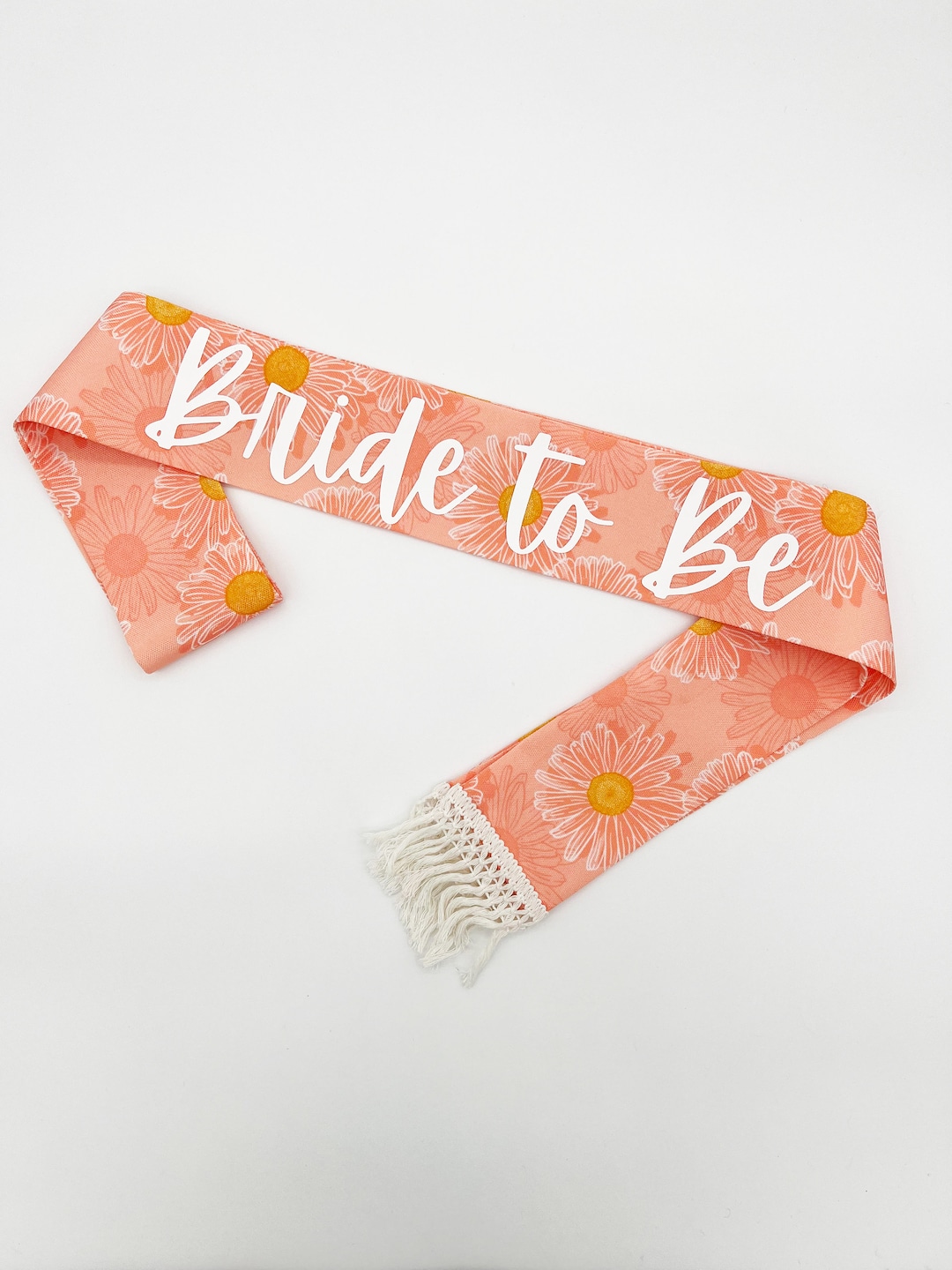 Bride to Be Groovy Sash - Bachelorette Party Sash - Dazed & Engaged ...