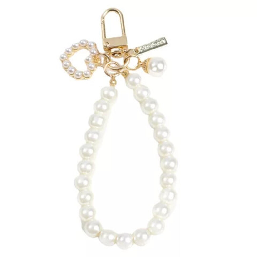 Pearl Keychain Bag Pearl Charm Pearl Keychainpearl Keychain - Etsy