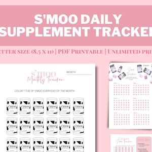 Printable PCOS Medication Supplement Tracker Log Journal Planner ...