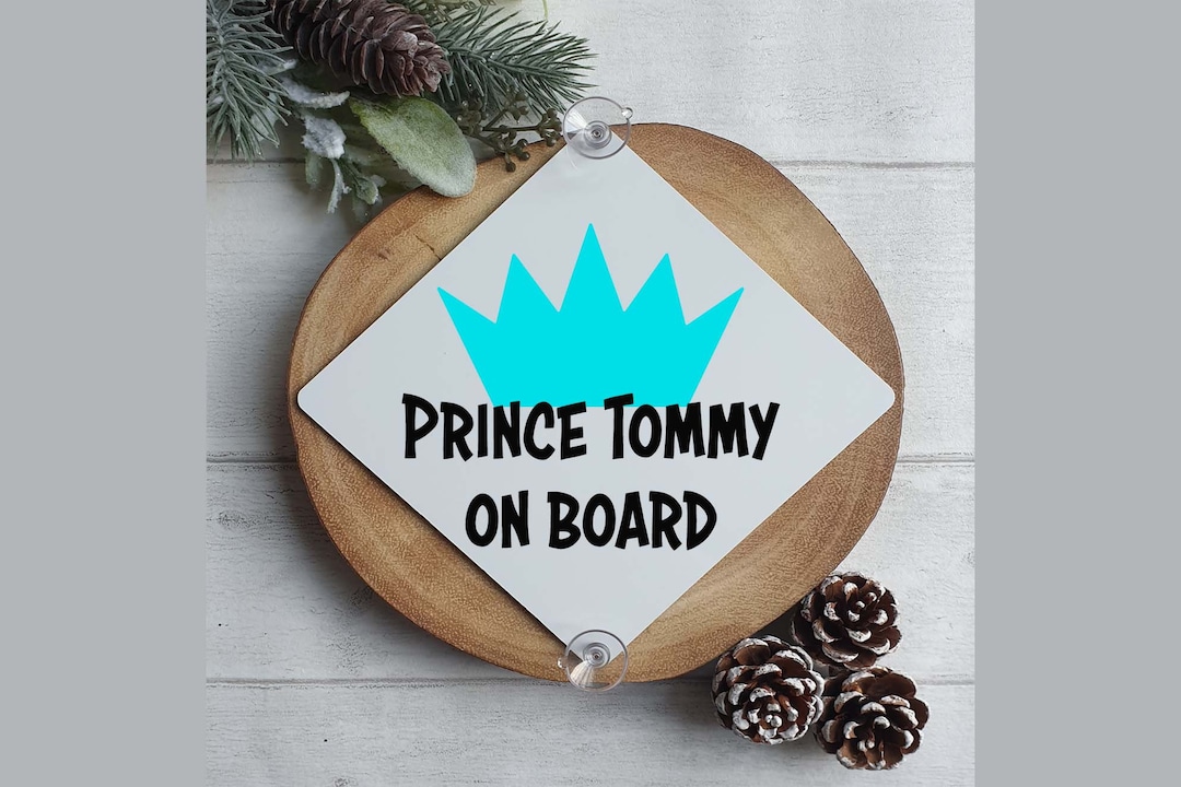 Personalised on Board Car Signs - Etsy