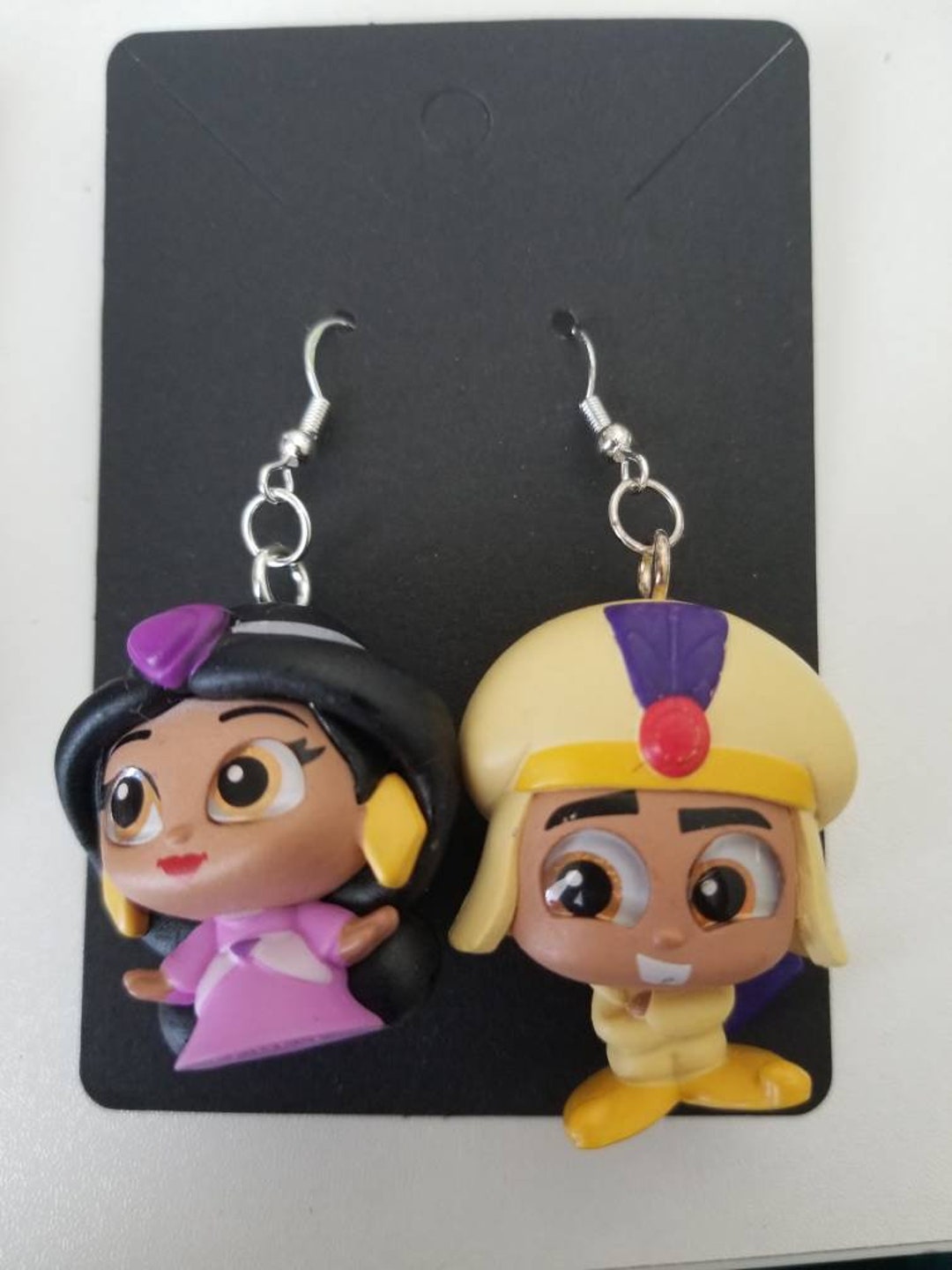 Jasmine & Aladdin - Aladdin - Disney Doorables Jewelry - Earrings - Etsy