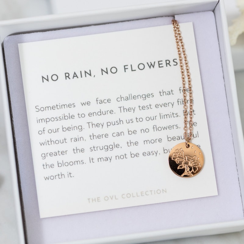 Rain Necklace - Etsy