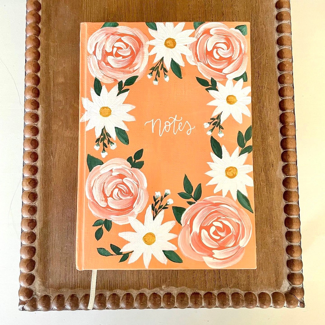 Hand Painted Customizable Notebook - Etsy