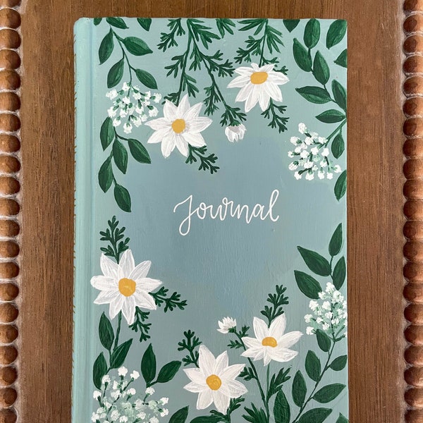 Painted Journal - Etsy