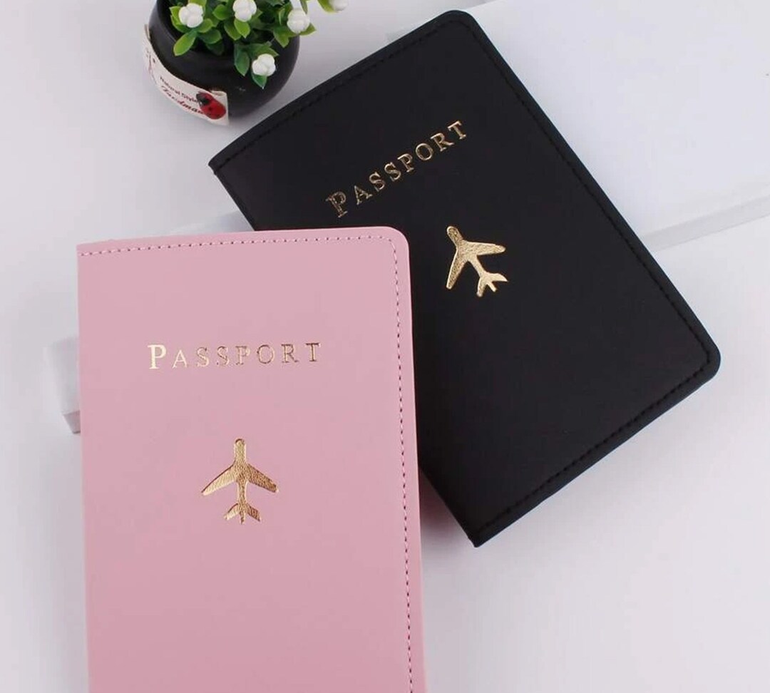 Personalised Passport Cover, Monogram Custom Gifts for Her, Best Friend ...