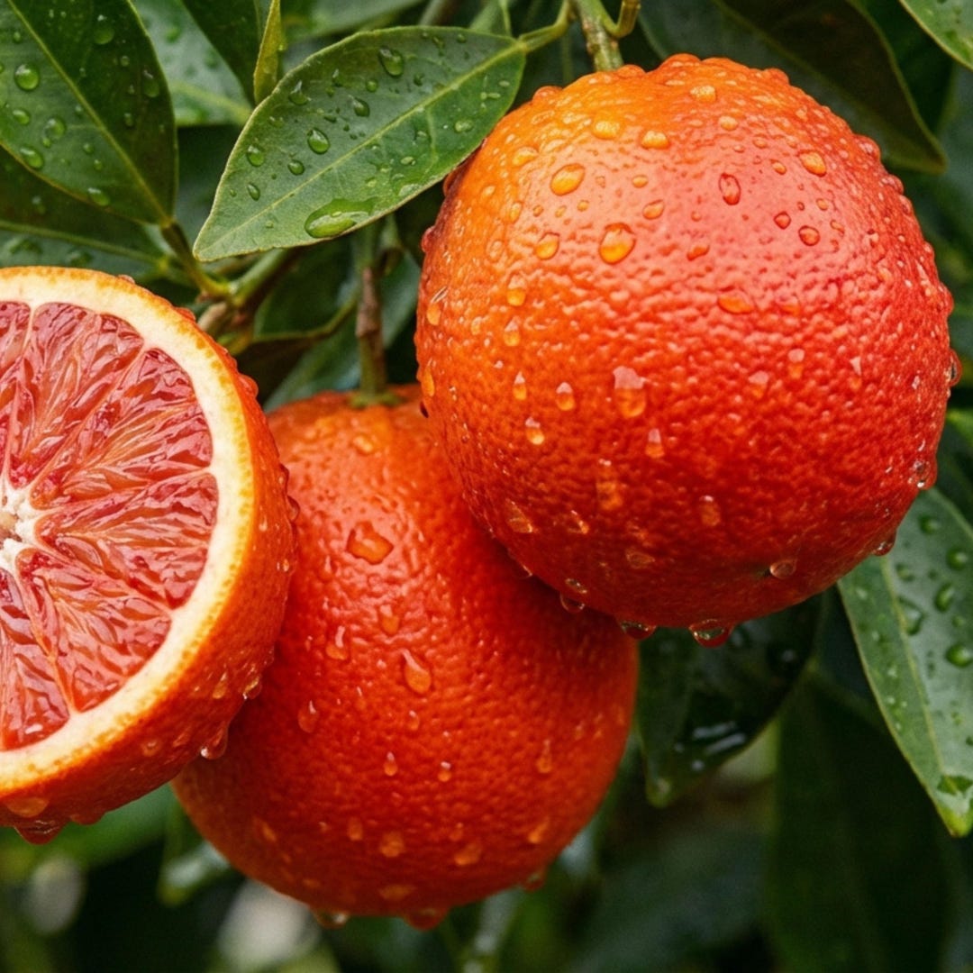 Red Navel Orange Tree Plant – Sweet Citrus Sinensis – Patio Fruit Tree ...