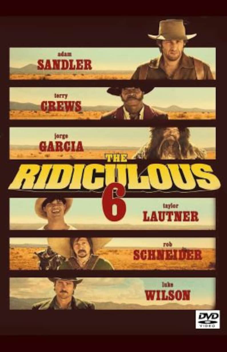 The Ridiculous 6 2015 Collectible DVD | Western Comedy Adventure DVD ...