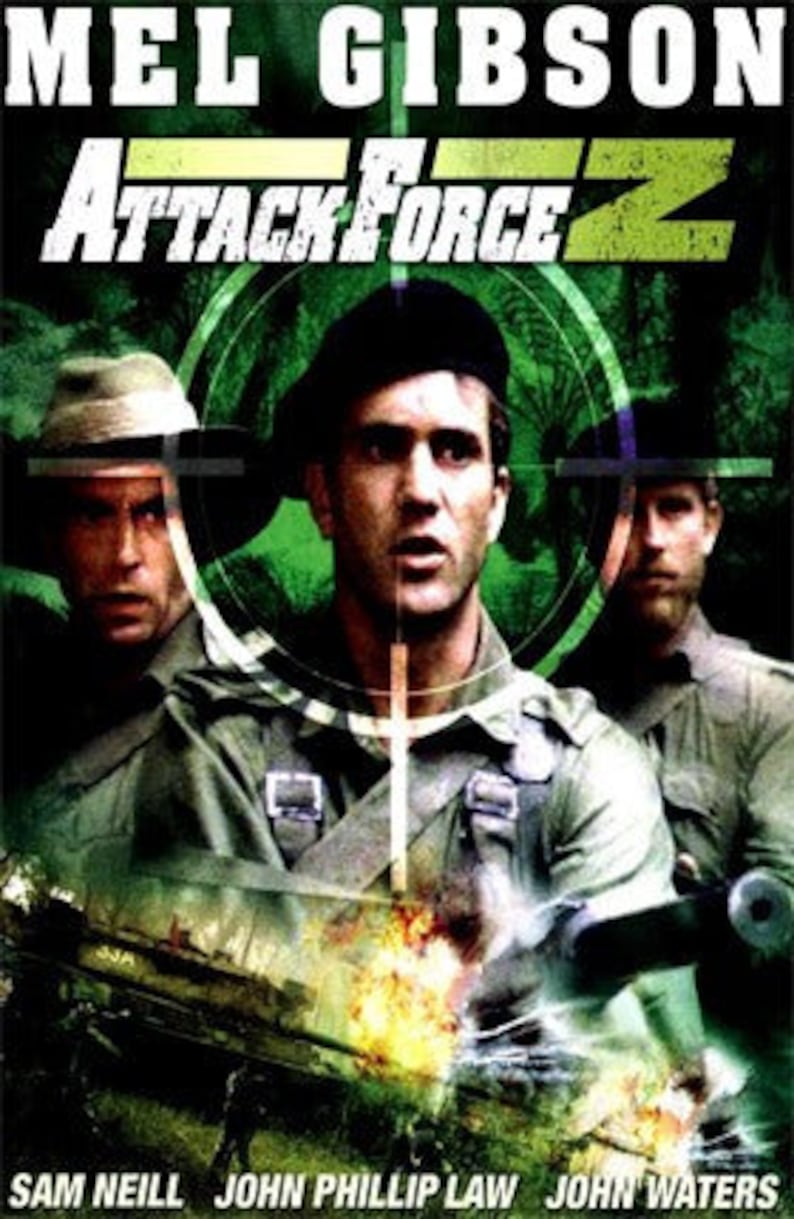 Attack Force Z (1982) DVD | Mel Gibson and Sam Neill WWII Classic Film ...