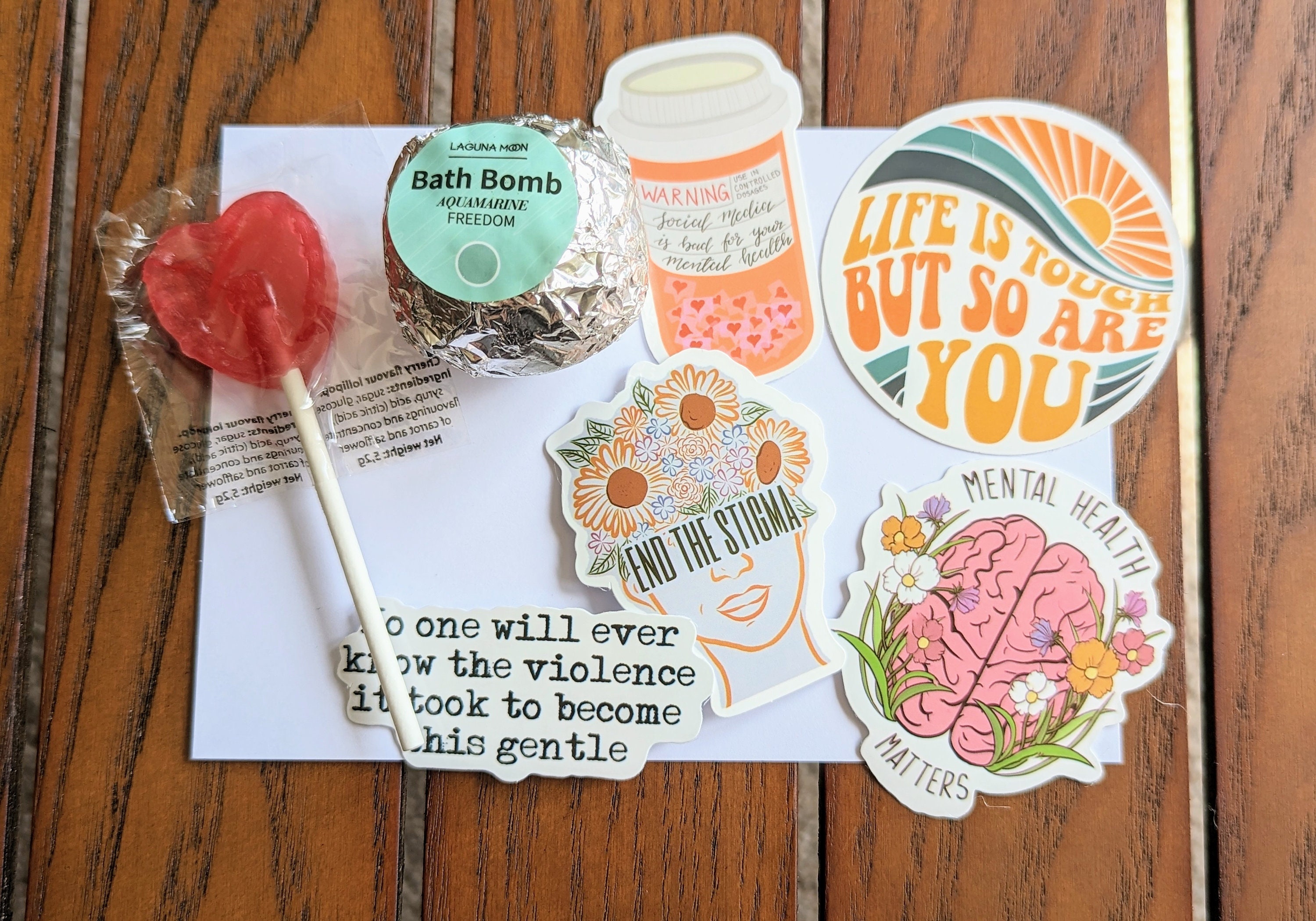 Mental Health Letterbox Gift,mental Health Gift,mental Health Stickers ...