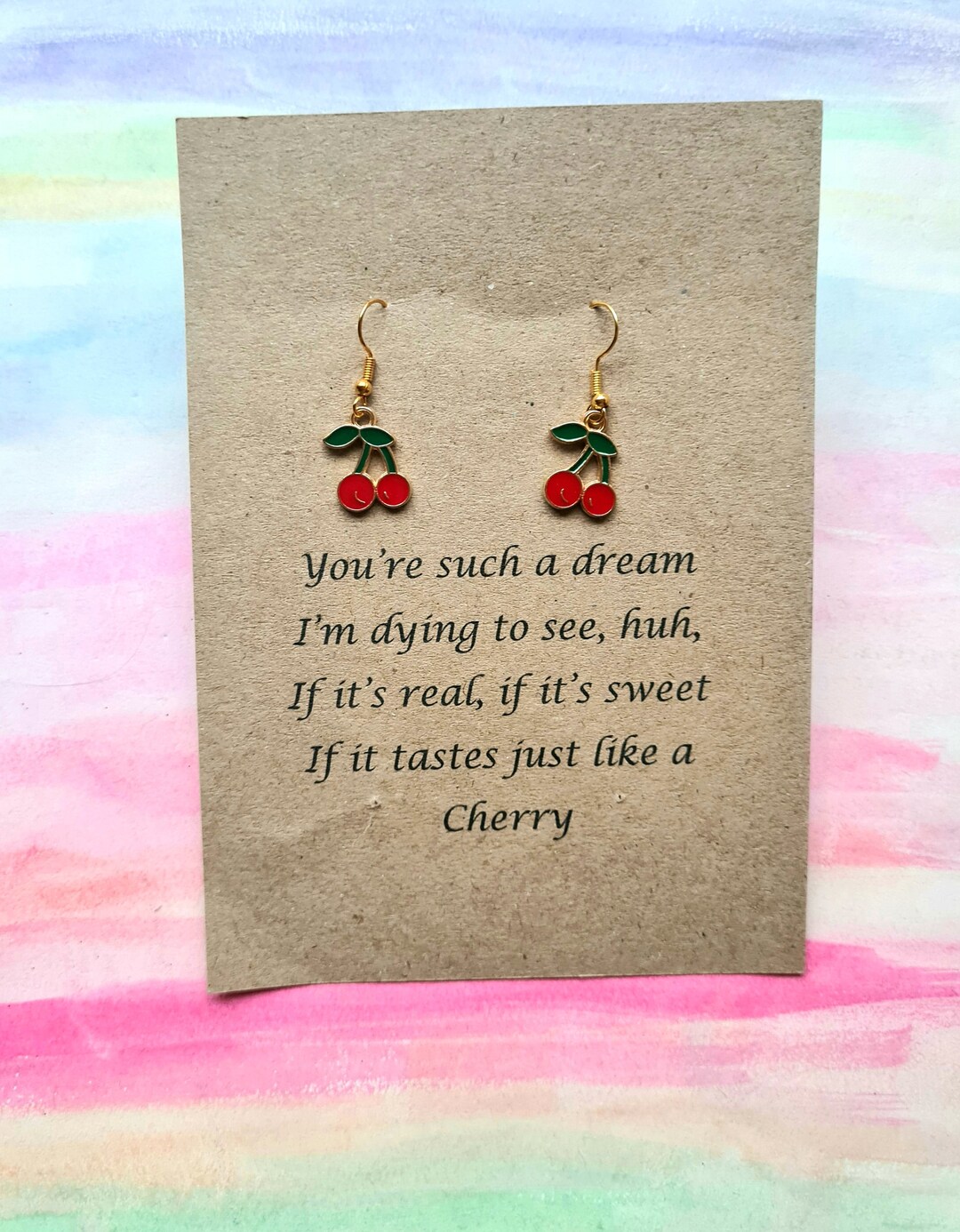 Cherry Earrings Fletcher Hayley Kiyoko Merch Cherry Song - Etsy Hong Kong