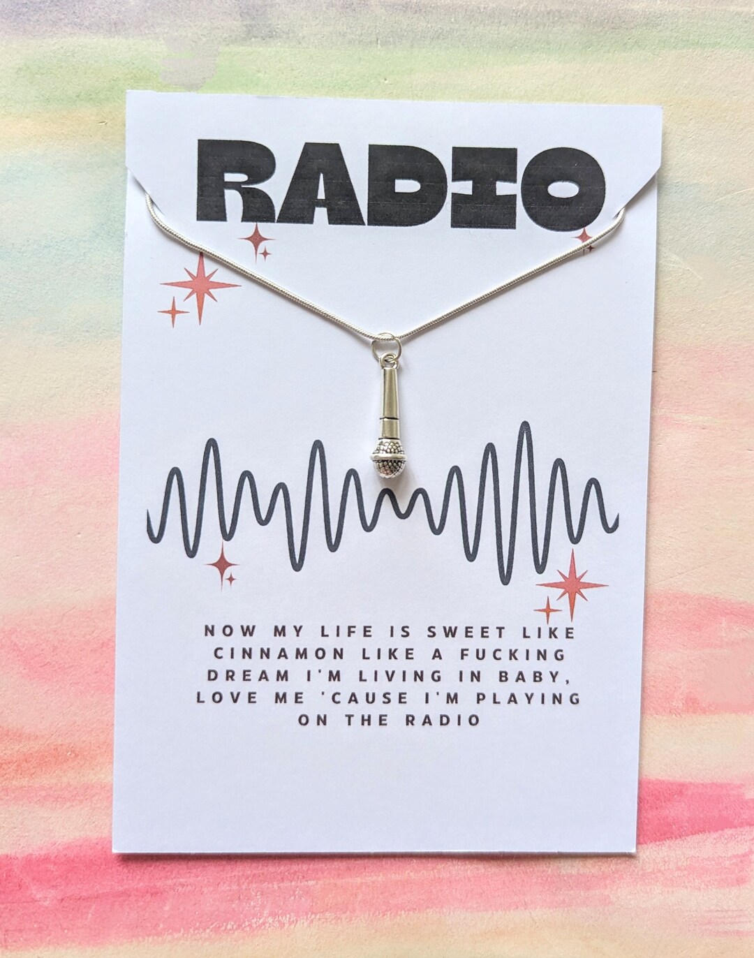 Lana Radio Necklace,ldr Merch,born to Die,lana Merch,lana Fans,lana ...