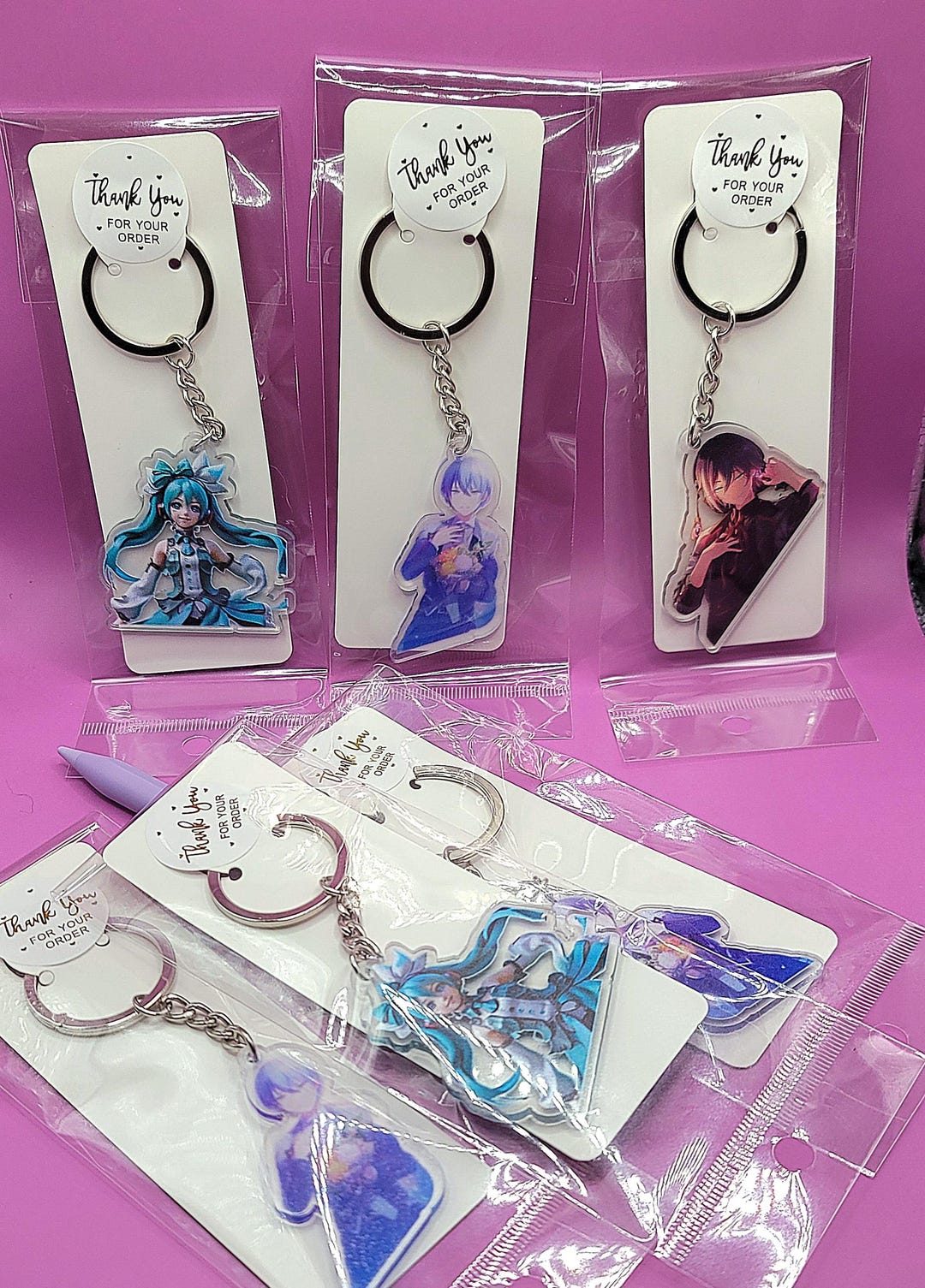 PJSK Acrylic Keychain || Hatsune Miku Keychain || Keychains for Bag - Etsy