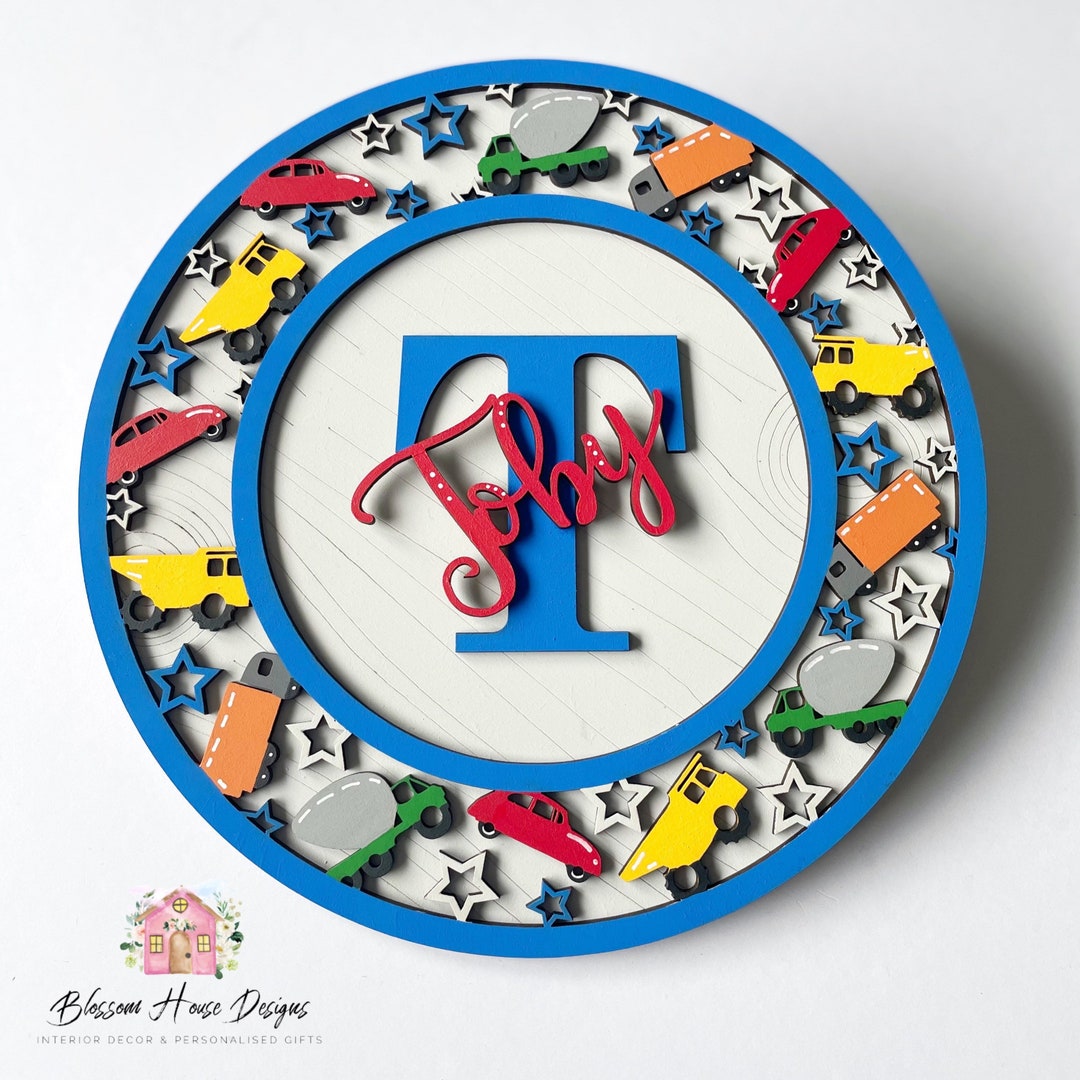 Vehicle Themed Sign, Vehicle Design Plaque, Car Themed Sign, Lorry ...