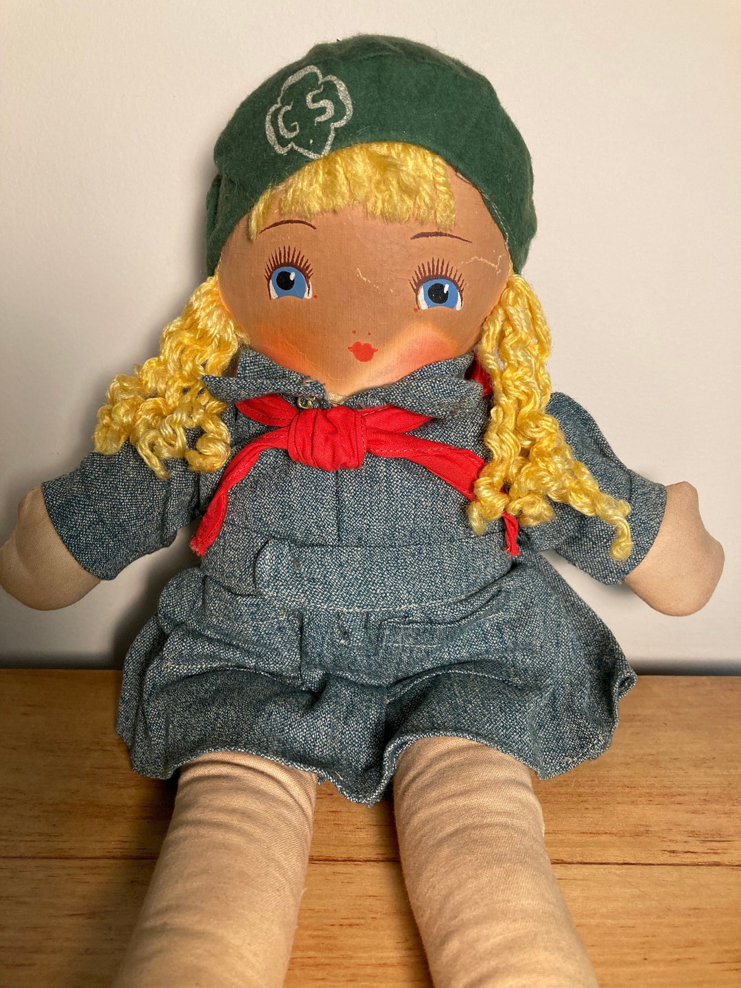1942 Girl Scout Sylvia Doll, Georgene Novelties - Etsy