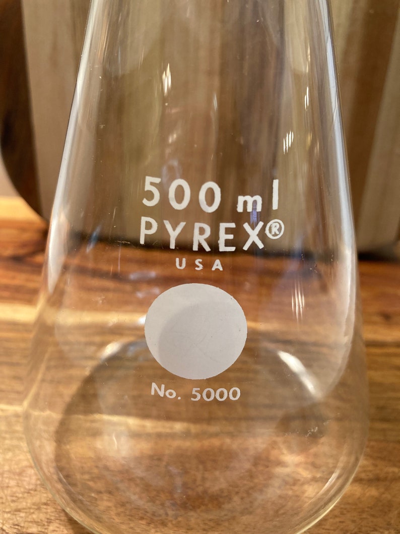 Pyrex 500ml Lab Flask - Etsy