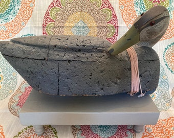Antique Root Head Coot Duck Decoy Primitive Folk Art Early - Etsy
