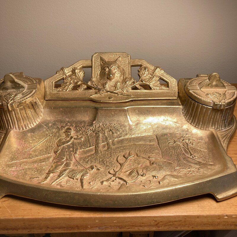 Double Inkwell - Etsy