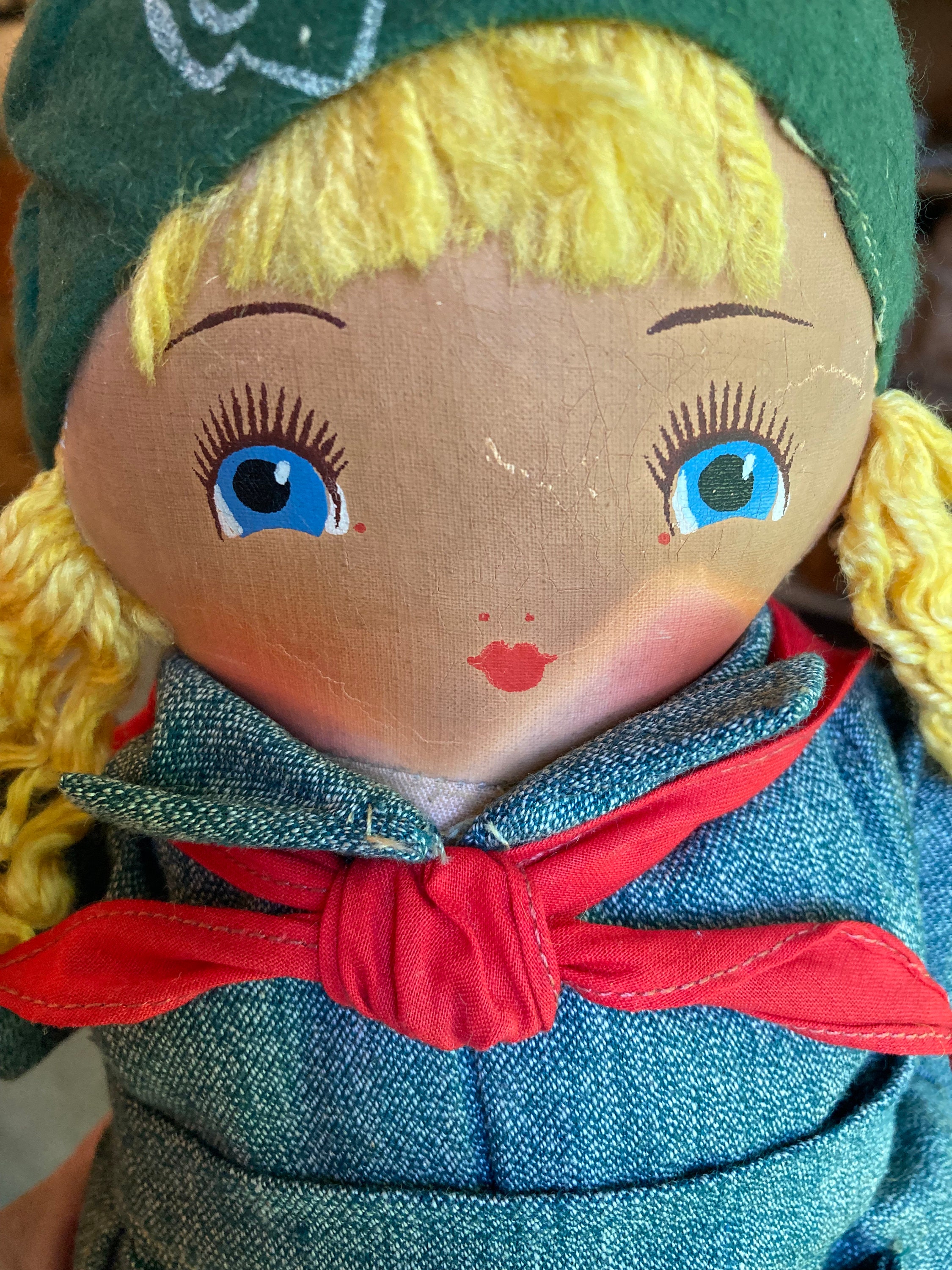 1942 Girl Scout Sylvia Doll, Georgene Novelties - Etsy