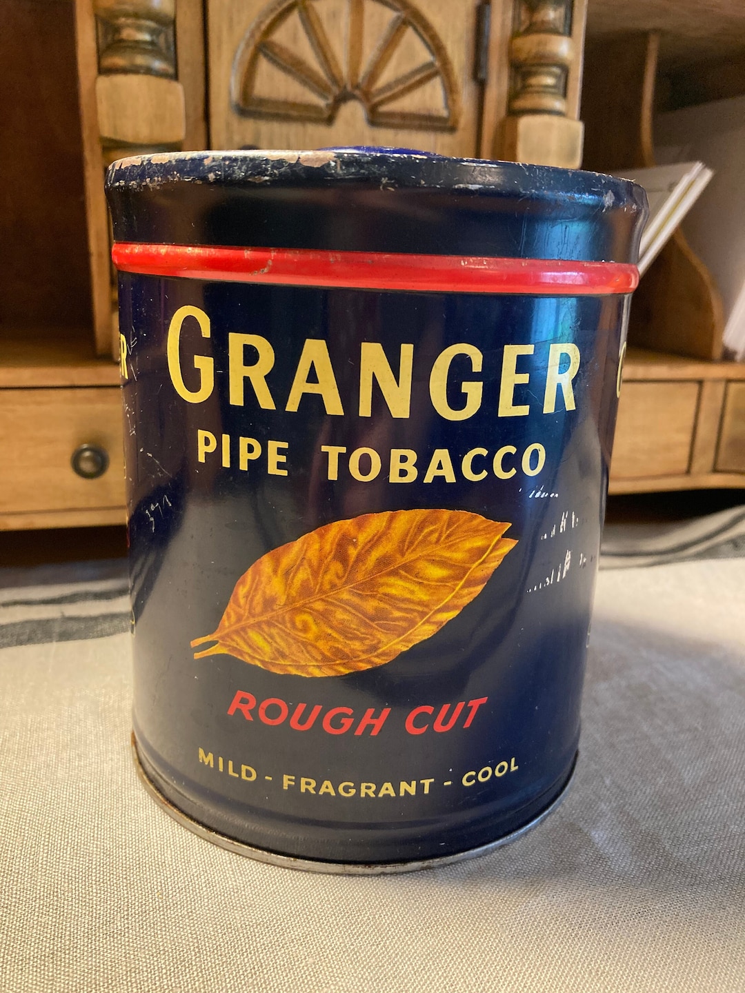 Vintage Granger Pipe Tobacco Tin - Etsy