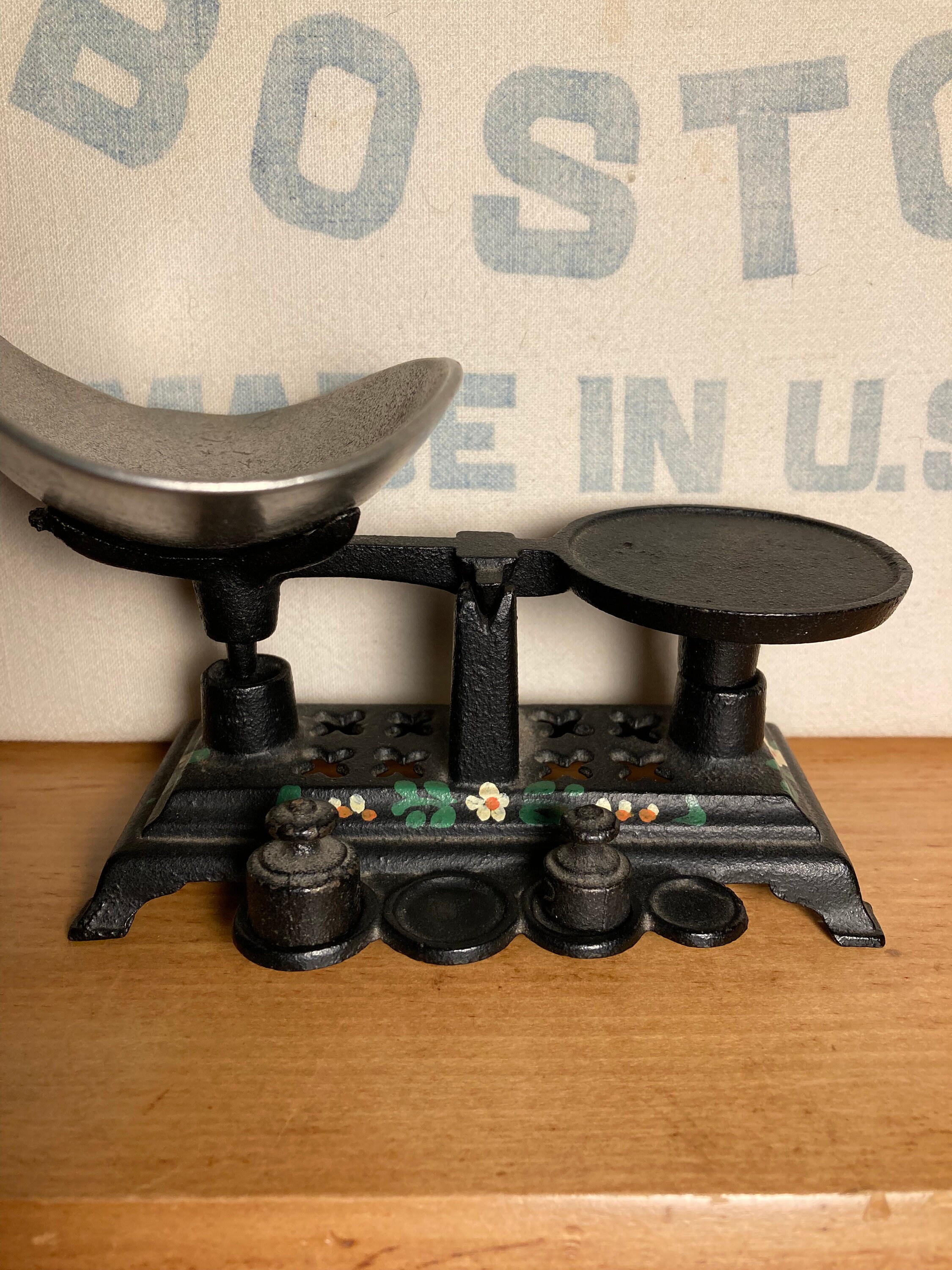 Miniature Cast Iron Balance Scale - Etsy