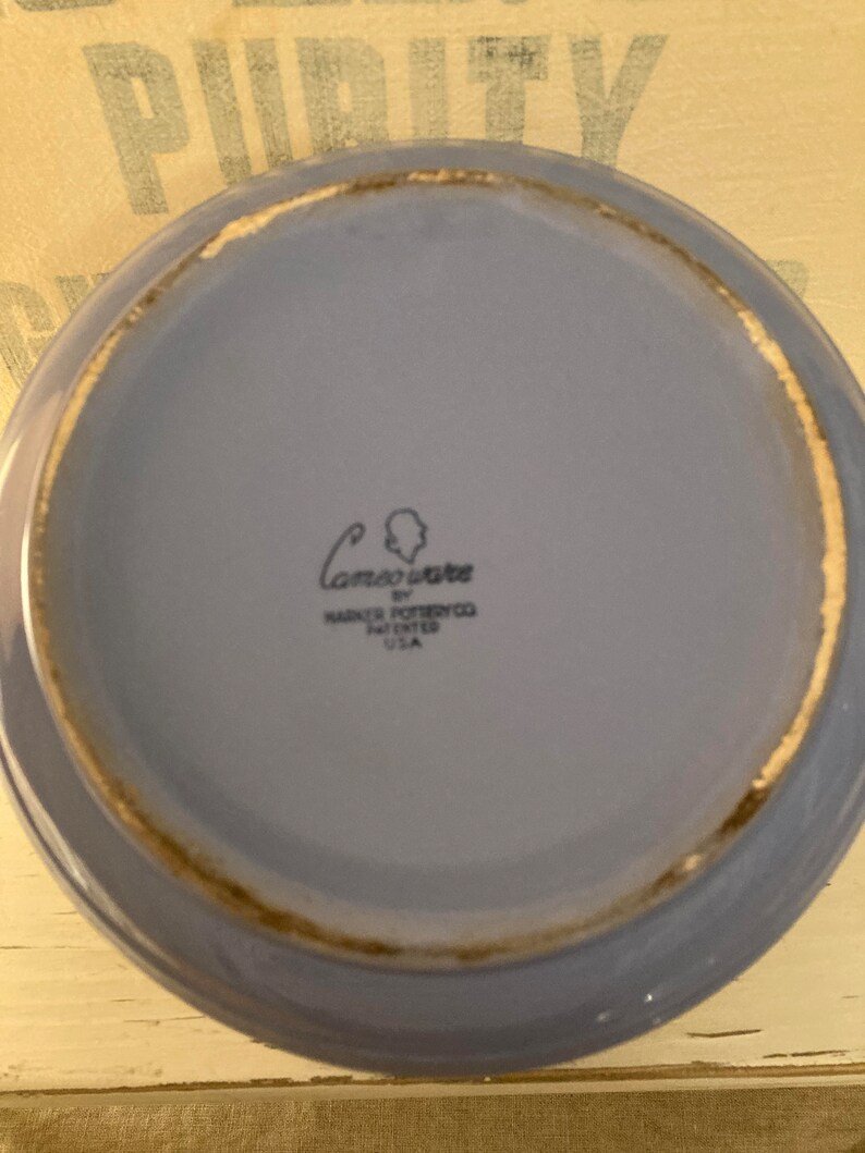 Harker Pottery Cameo Ware Covered Dish - Etsy