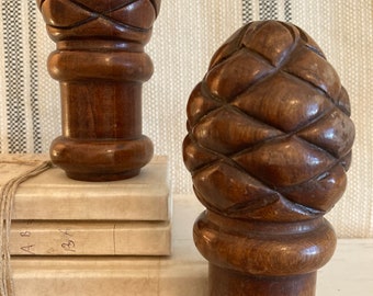 Antique Pineapple Post Bed - Etsy
