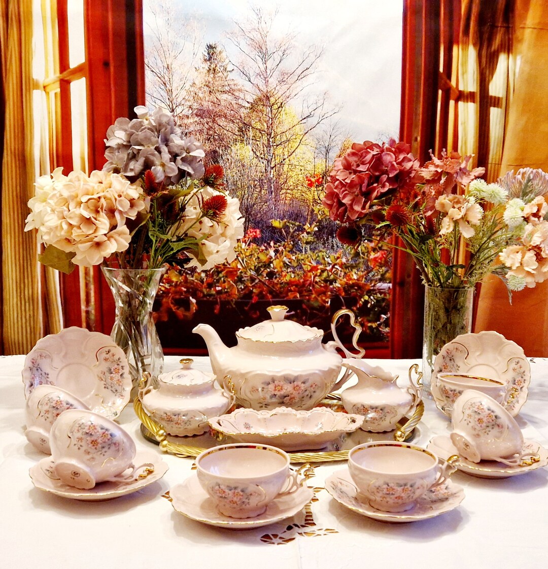 Coffee Service Tea Service for 6 People, Old Antique Gift 16 Pieces ...