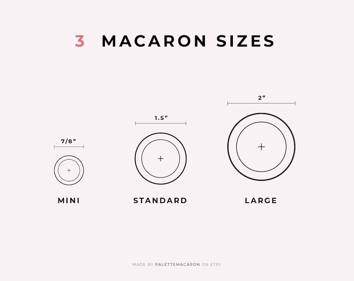 Printable Circle Macaron Template - Etsy